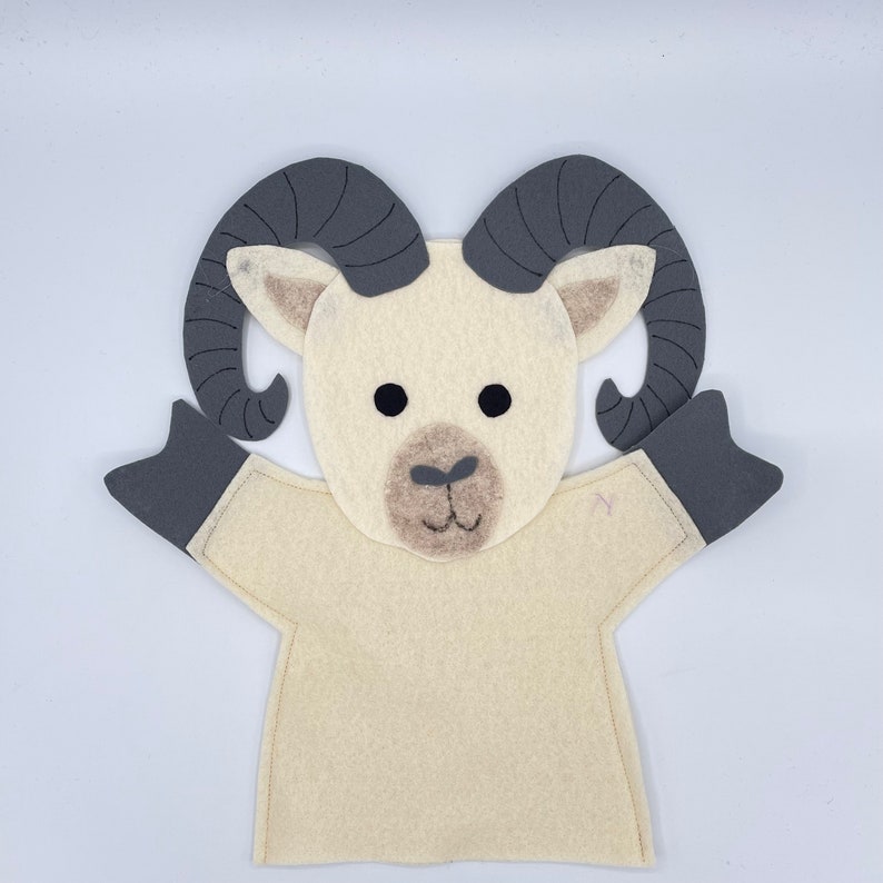 Mountain Goat Hand Puppet Pattern PDF Pattern for Hand - Etsy