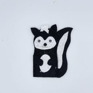 Woodland Animal Finger Puppet Pattern, DIY Felt Forest Animals (PDF ...