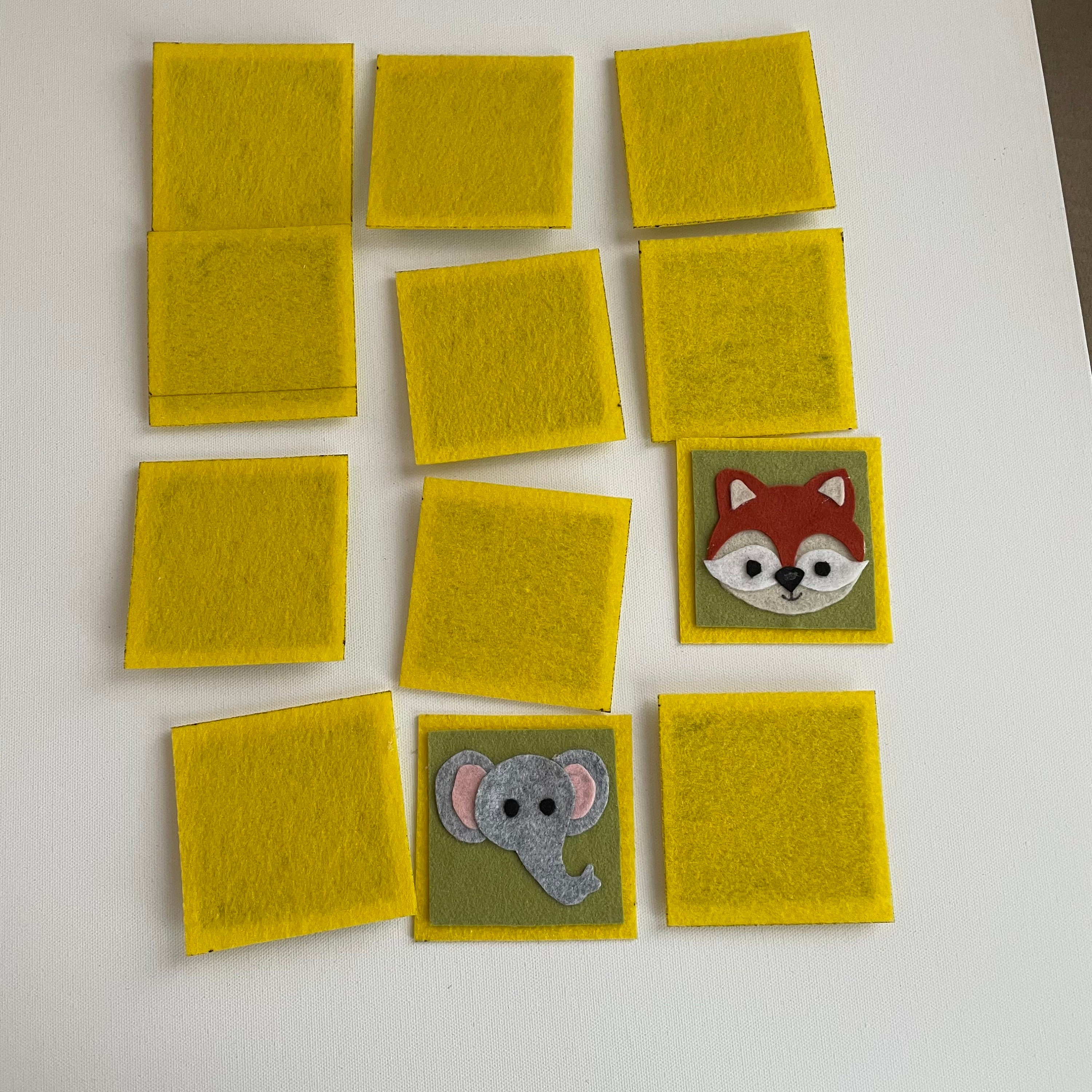 Zoo Animal Matching Game for a Felt Board - DIY Downloadable Pattern ...