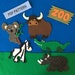 At the Zoo Animals Patterns for Use on a Felt Board or Flannel Board ...