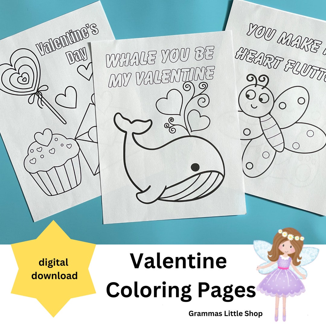 Valentine Coloring Pages, Valentine's Day Coloring Worksheets ...