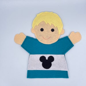 Sad and Happy Face Boy Puppet Pattern - PDF Pattern for Hand Puppet ...