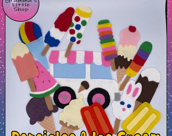 PDF Pattern for Felt Popsicles - Etsy Canada
