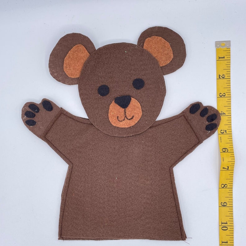 Bear Hand Puppet Pattern PDF Pattern for Hand Puppet Puppet - Etsy