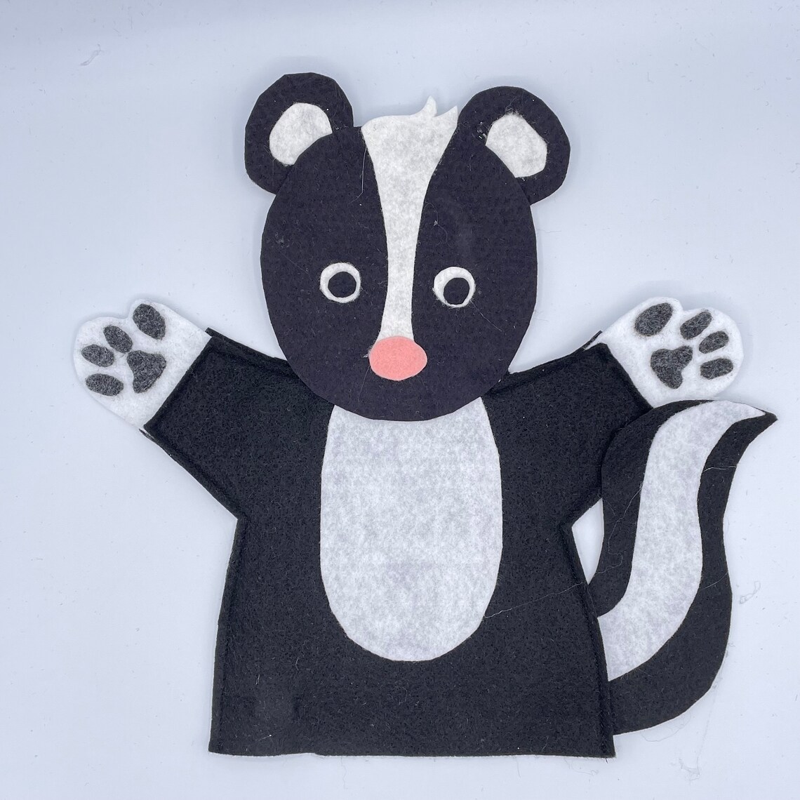 Skunk Hand Puppet Pattern PDF Pattern for Hand Puppet Puppet - Etsy