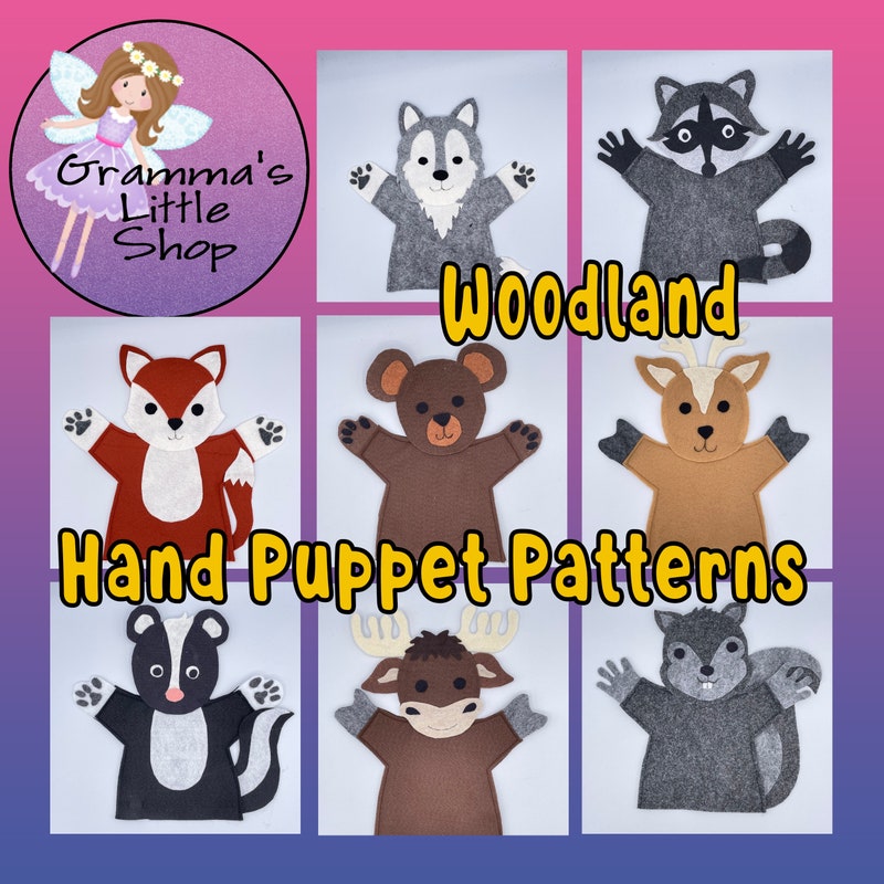 Animal Hand Puppets for Kids - Etsy