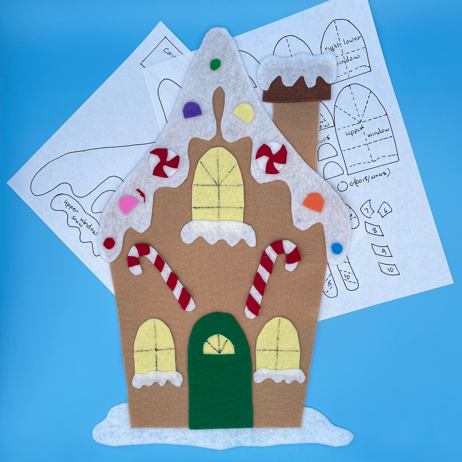 Gingerbread House and Gingerbread Boy and Girl Pattern for - Etsy