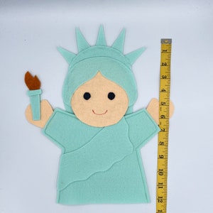 Lady Liberty and Uncle Sam Hand Puppet Patterns - DIY Pattern Only - Etsy