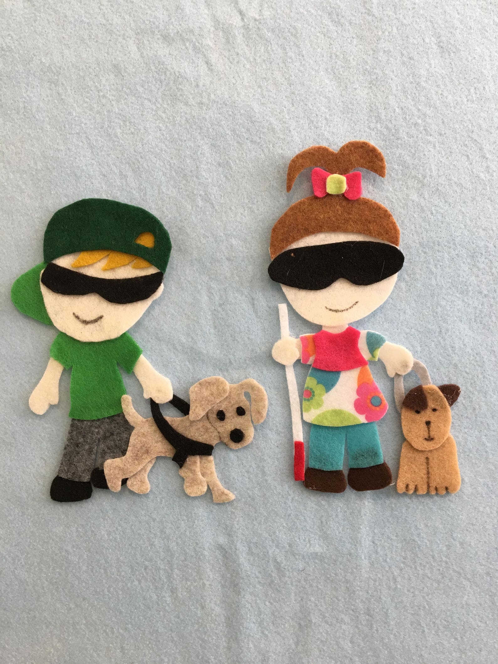 Disability Awareness Felt Board Educational Patterns Includes Blindness ...