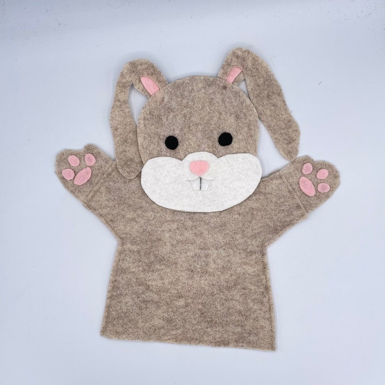 Rabbit Hand Puppet Pattern PDF Pattern for Hand Puppet - Etsy