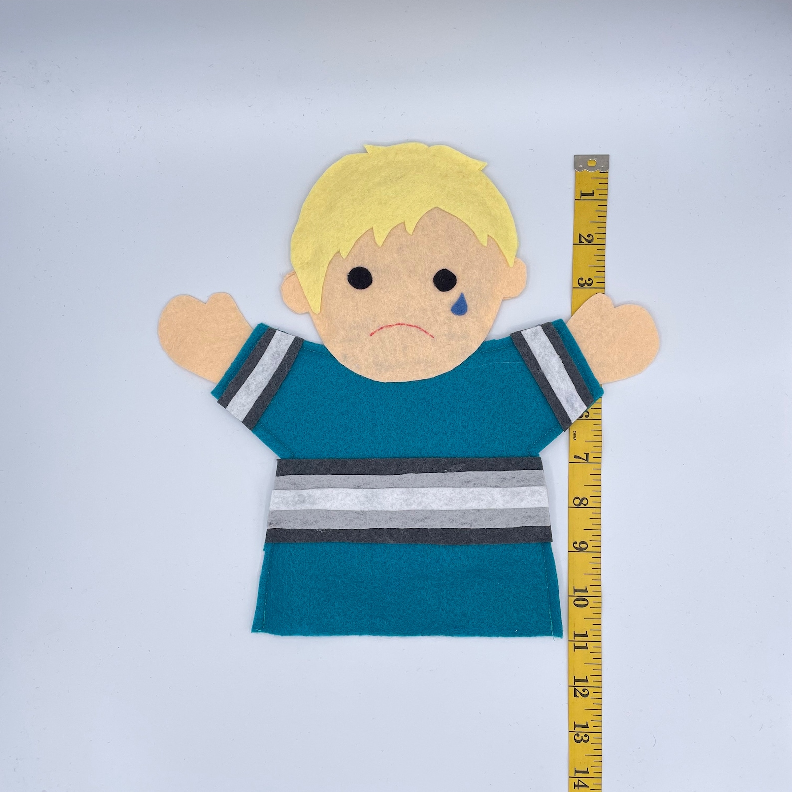 Sad and Happy Face Boy Puppet Pattern PDF Pattern for Hand Puppet ...