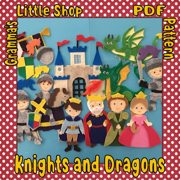 Felt Pattern Knight - Etsy