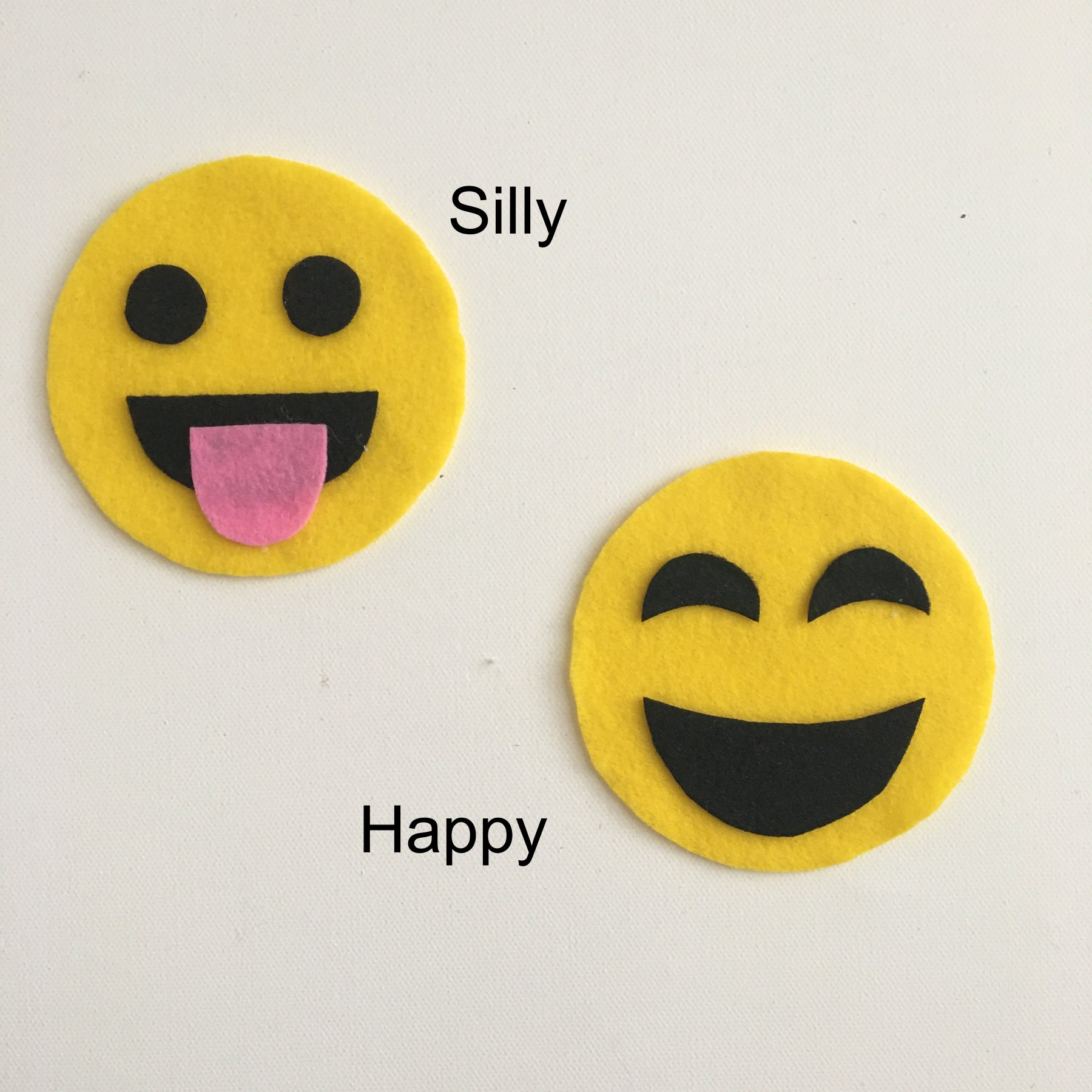 Emoji Felt Board Pattern, 8 Emotions (digital Download) - Etsy