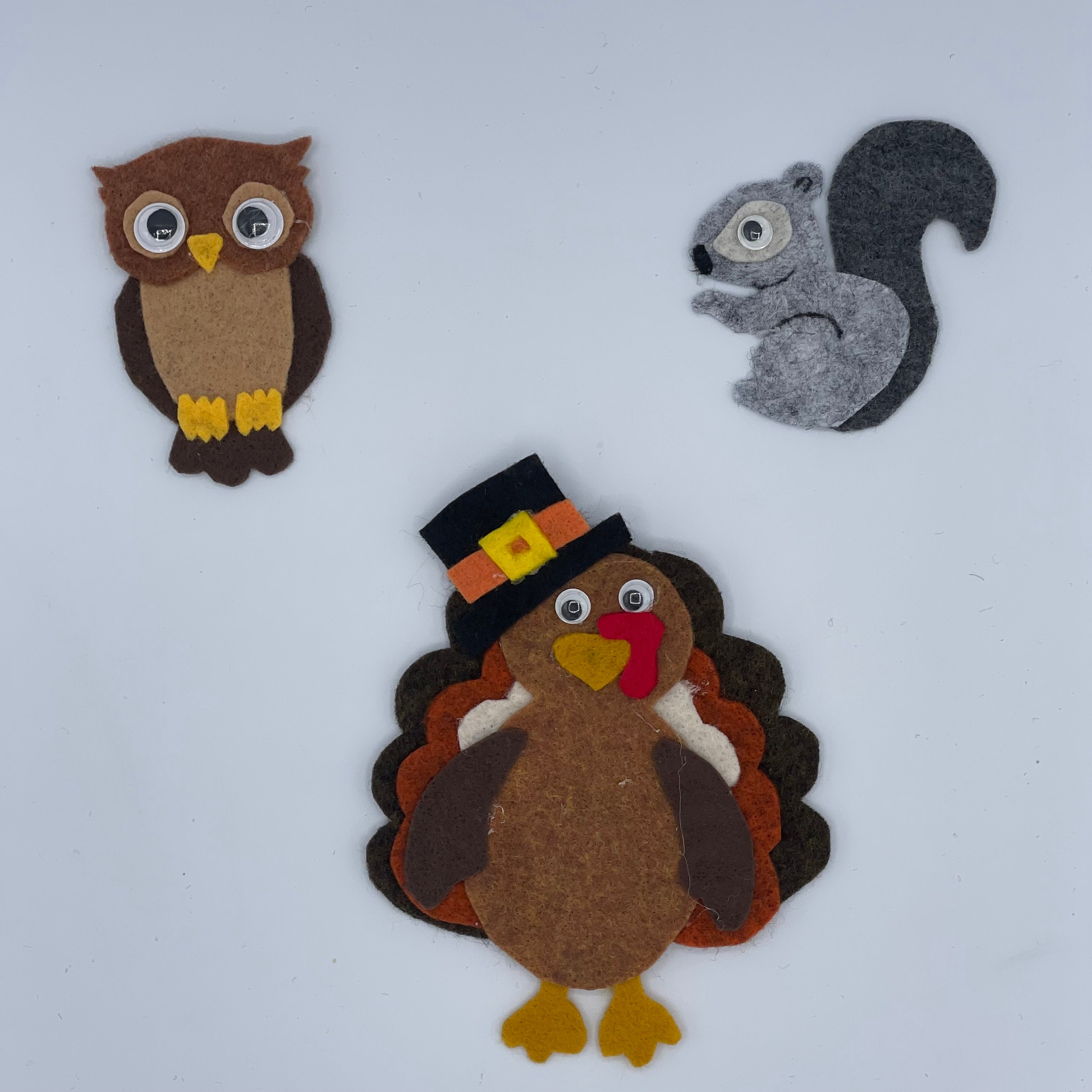 Pilgrims, Pumpkins, & A Scarecrow Autumn Harvest Felt Board Pattern for ...