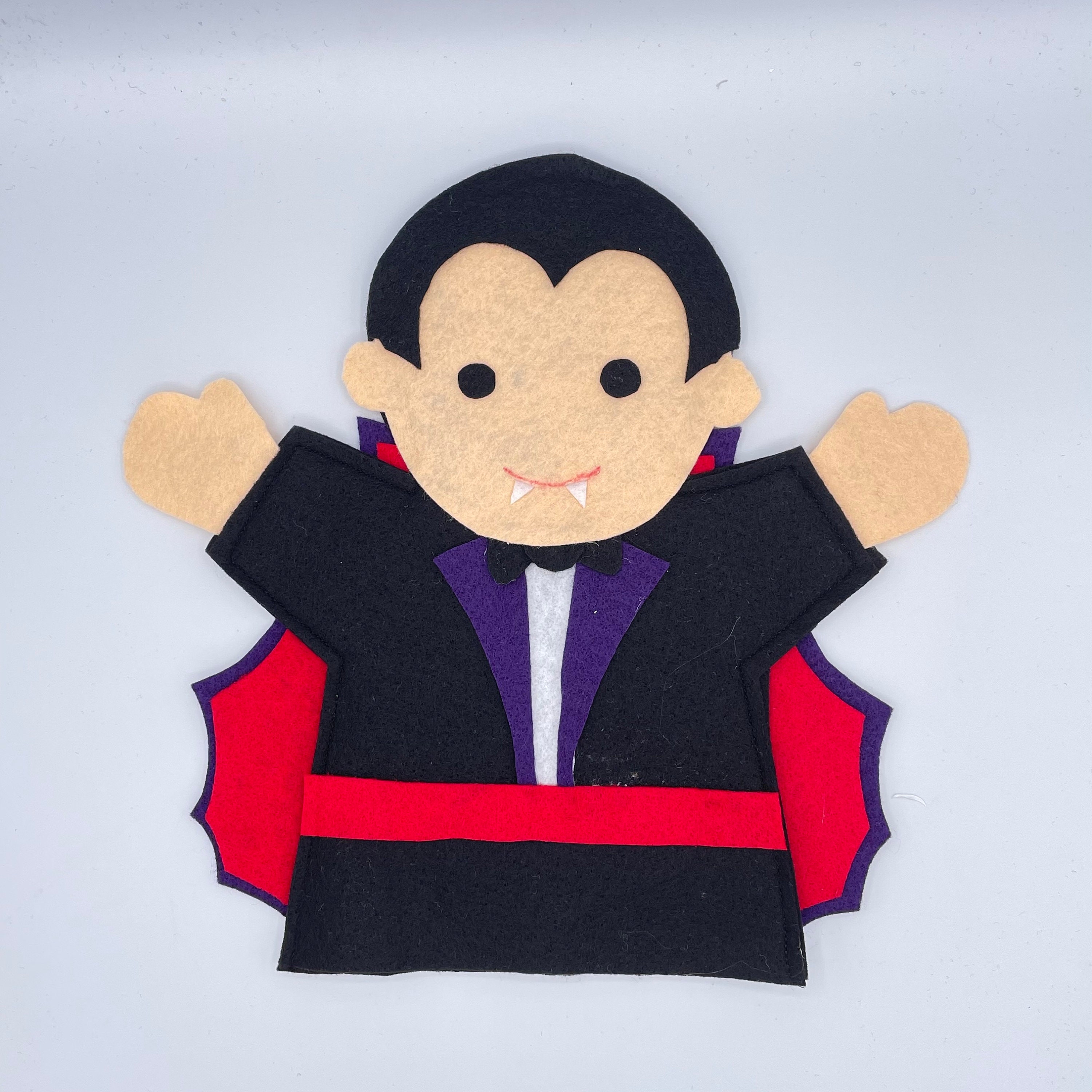 Halloween Hand Puppets Pattern - Create Fun Dracula, Witch ...