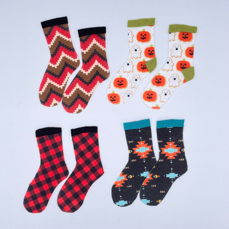 Match the Socks Pattern Math for Kids Sorting Game DIY | Etsy