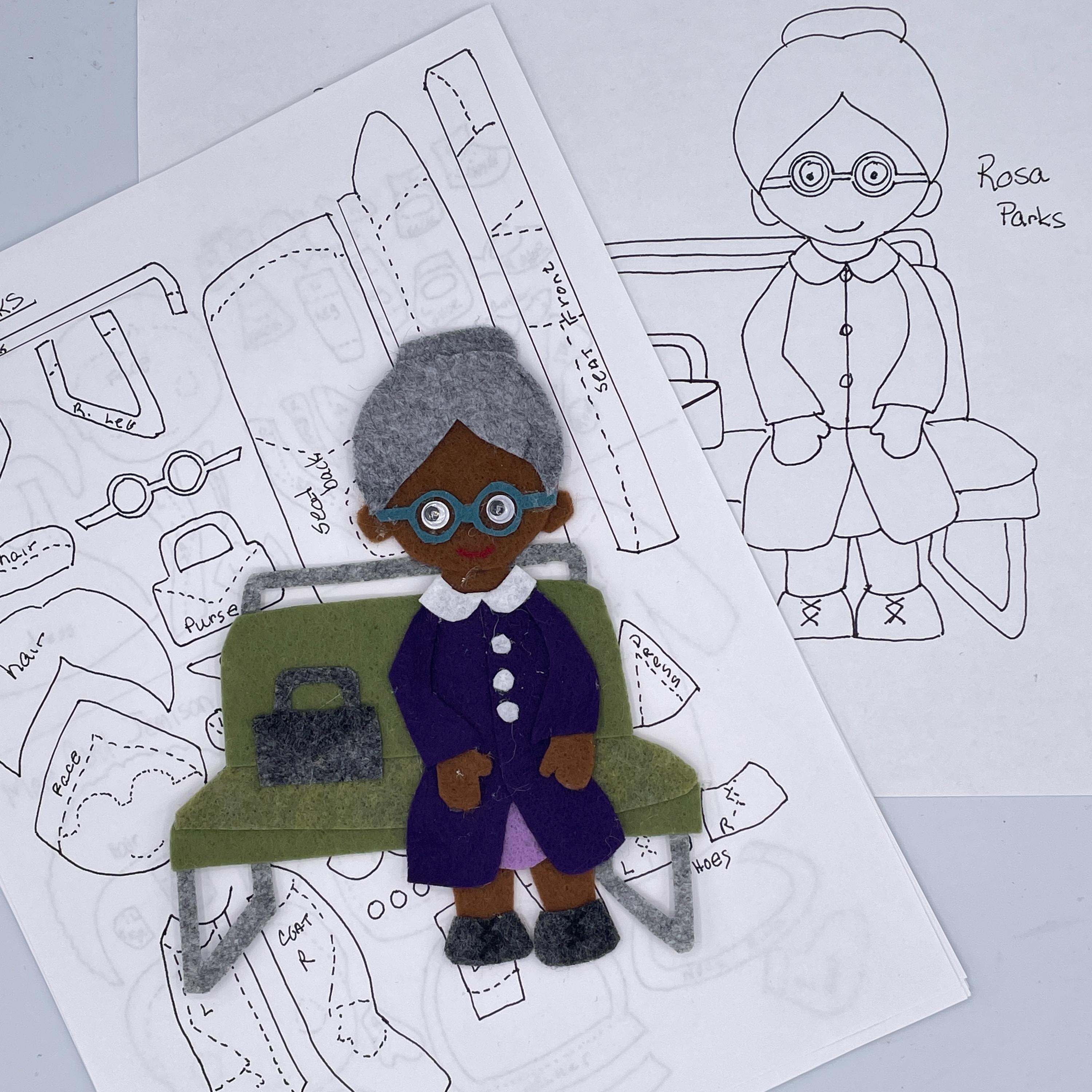 Black History Month Felt Story Set – Educational African American ...