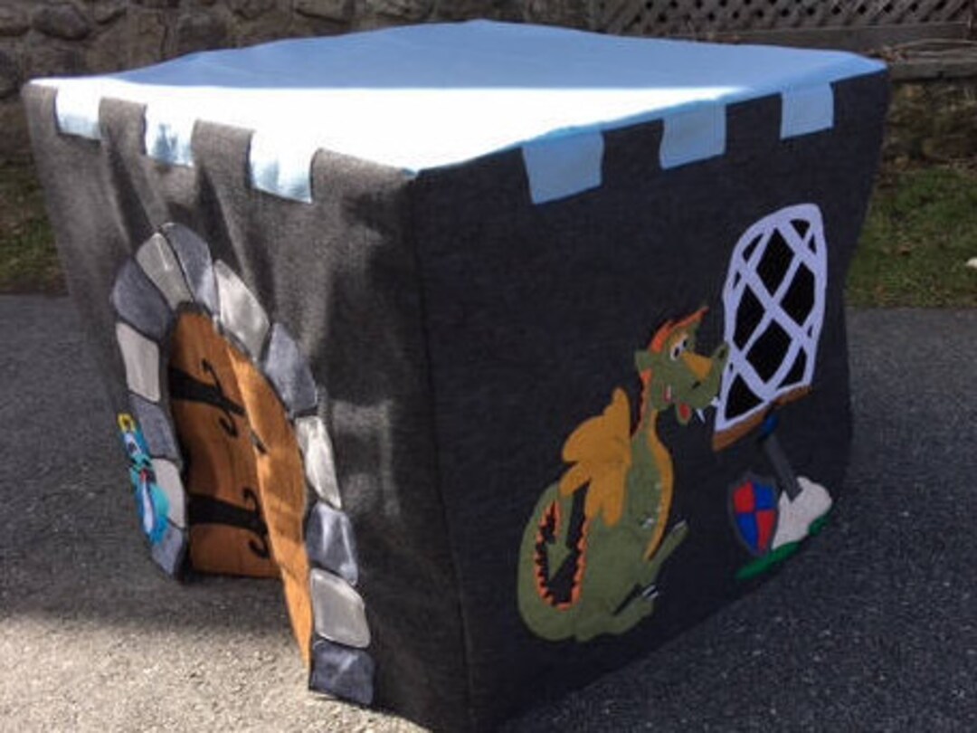 Castle Felt Card Table Playhouse, Knights, Dragons, and Princess, PDF ...