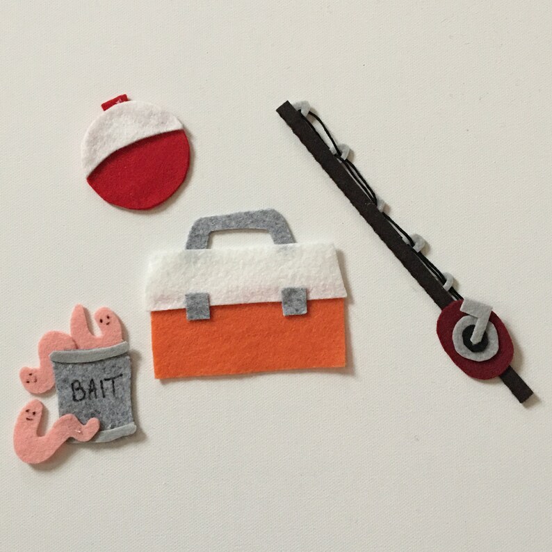 Gone Fishing Felt Story Pattern PDF Felt Pattern Instant - Etsy