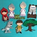 Little Red Riding Hood and the Big Bad Wolf Felt Board Pattern - Etsy