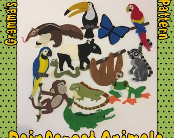 Felt Forest Animals - Etsy