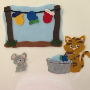 3 Little Kittens Lost Their Mittens Felt Story Pattern - PDF ...