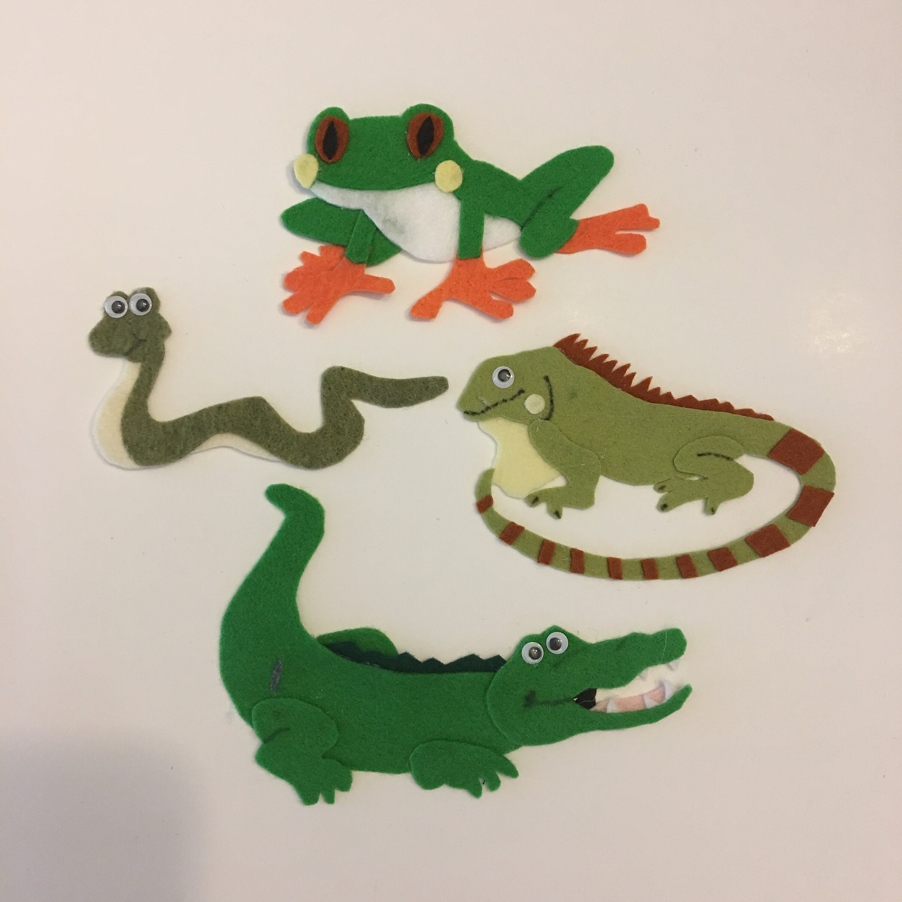 Rain Forest Animals // Pattern for Use on a Felt Board PDF - Etsy Canada