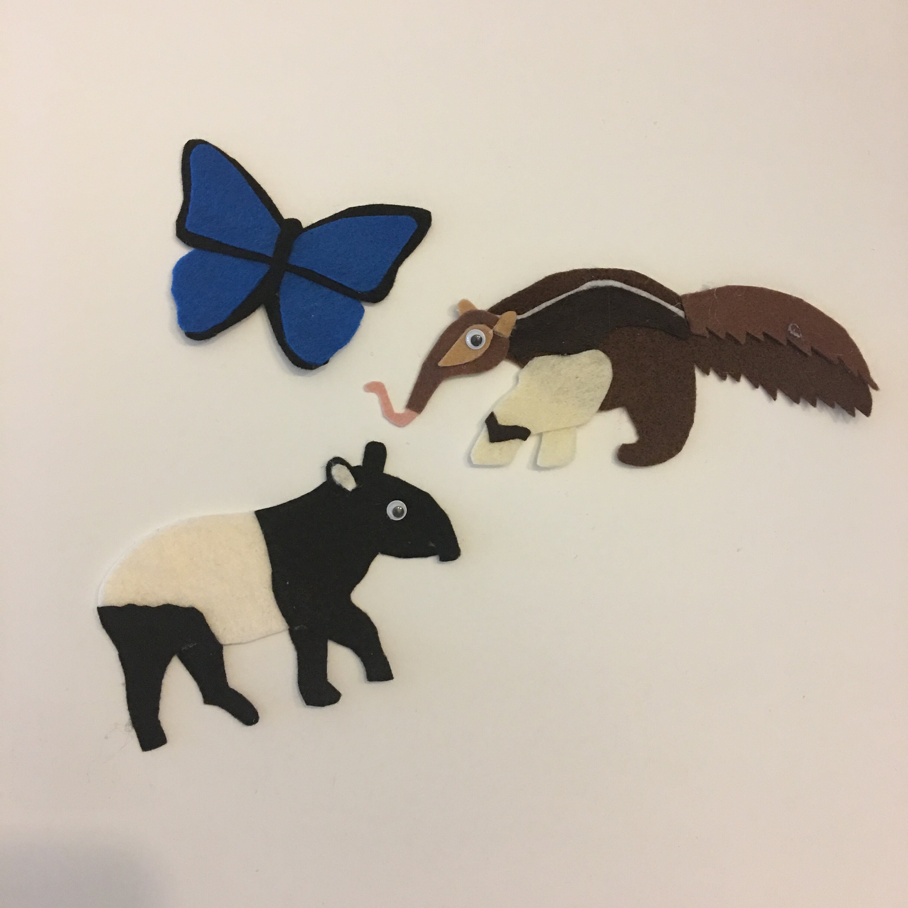 Rain Forest Animals // Pattern for Use on a Felt Board PDF - Etsy Canada