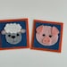 Farm Animal Match Game for Felt Board DIY Downloadable - Etsy