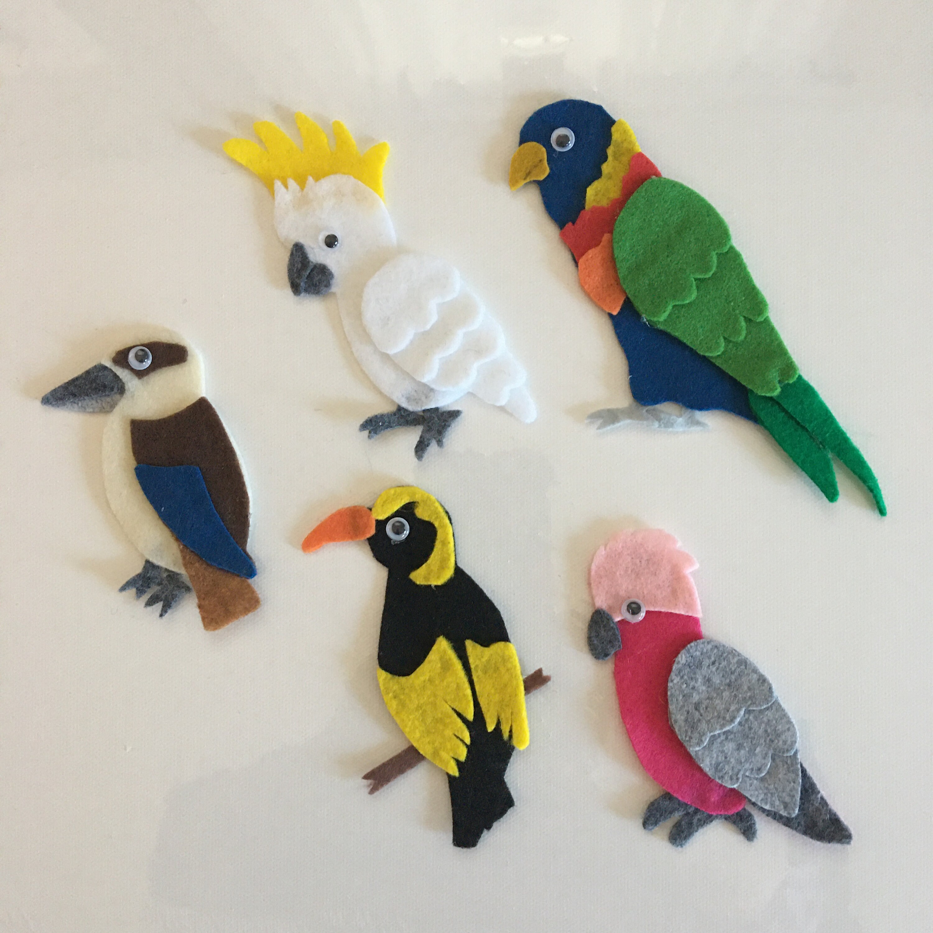 Australian Birds Felt Board Pattern - PDF Downloadable Pattern Only ...