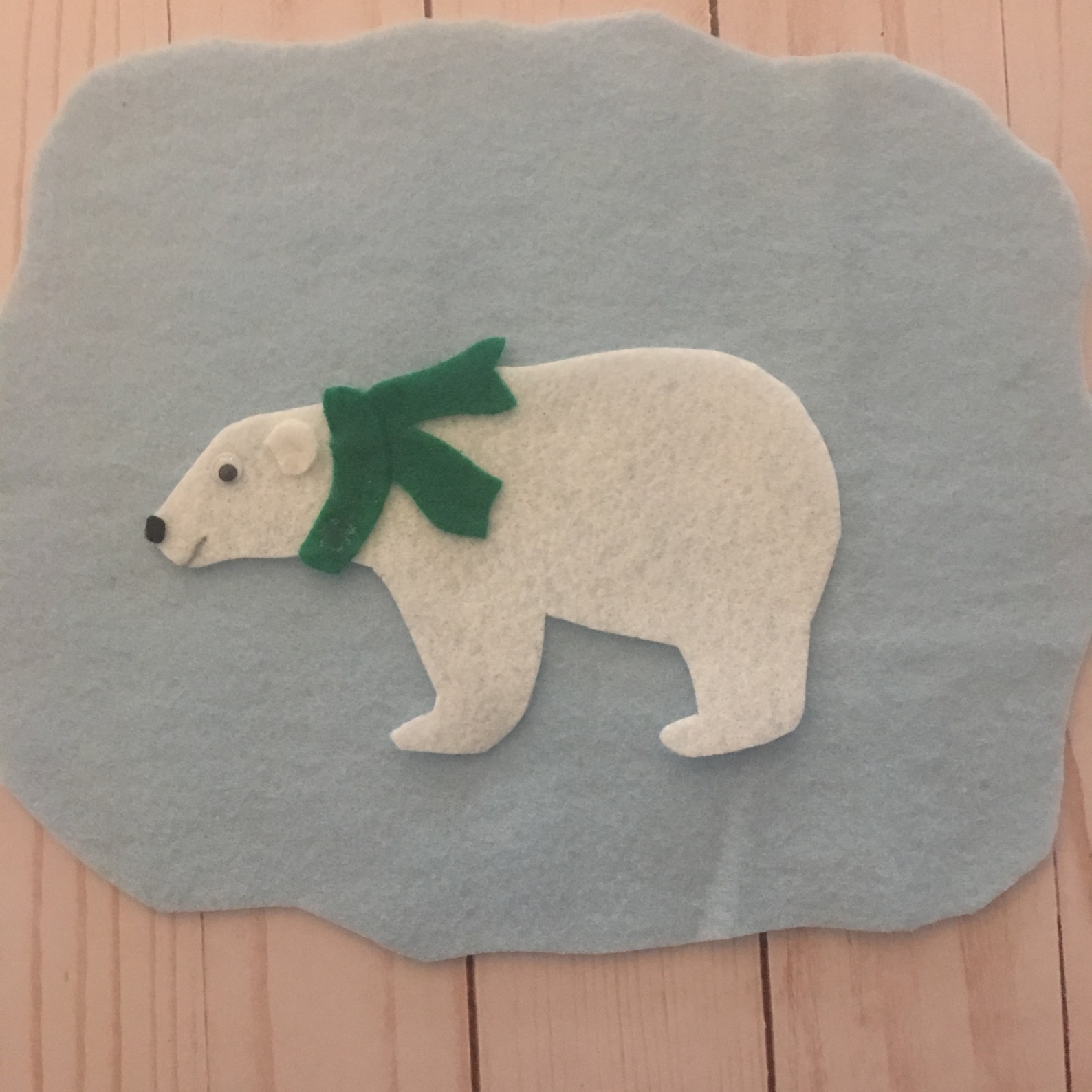 5 Little Polar Bears Felt Story Pattern for Use on a Felt - Etsy