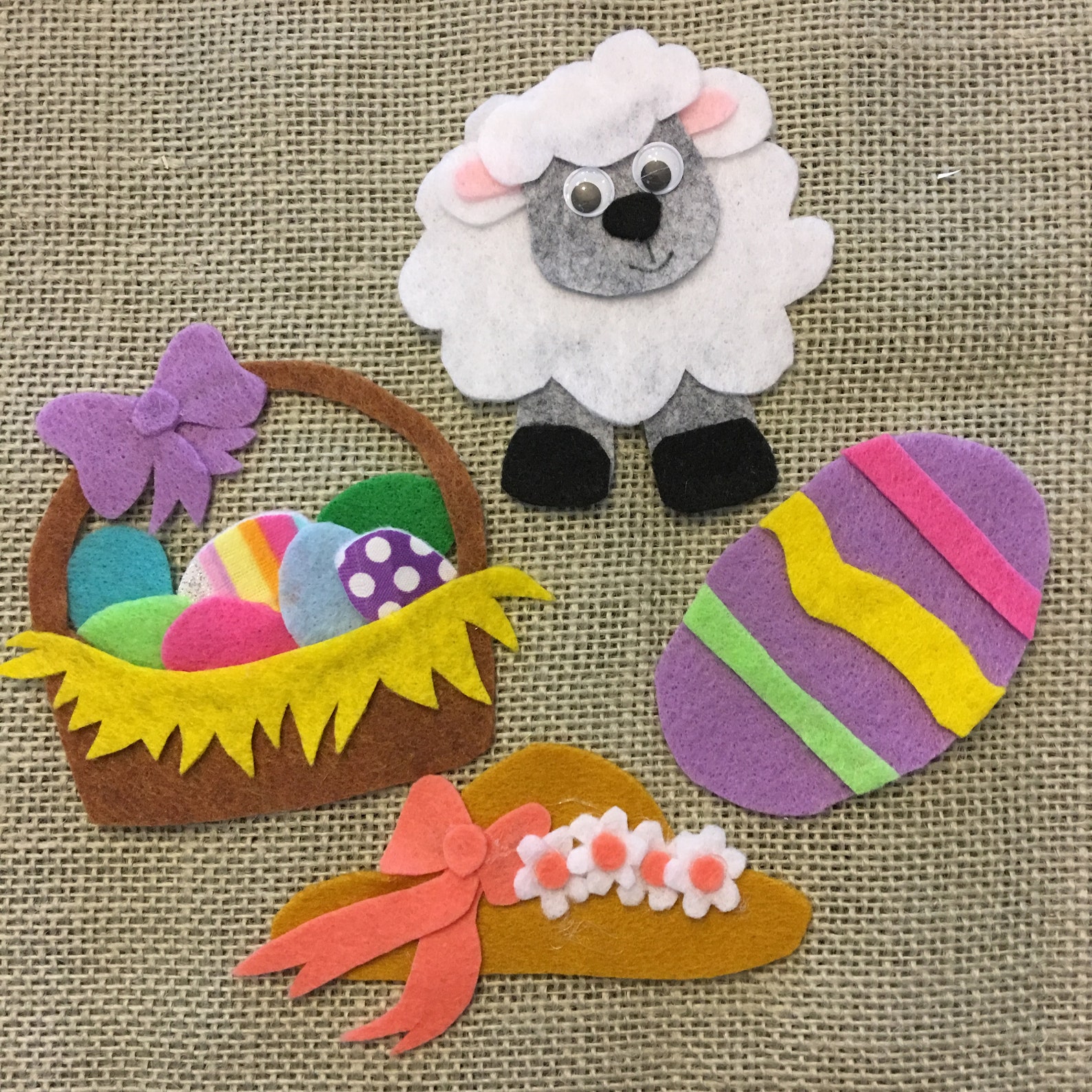 Easter Fun Felt Board Pattern // PDF PATTERN ONLY | Etsy