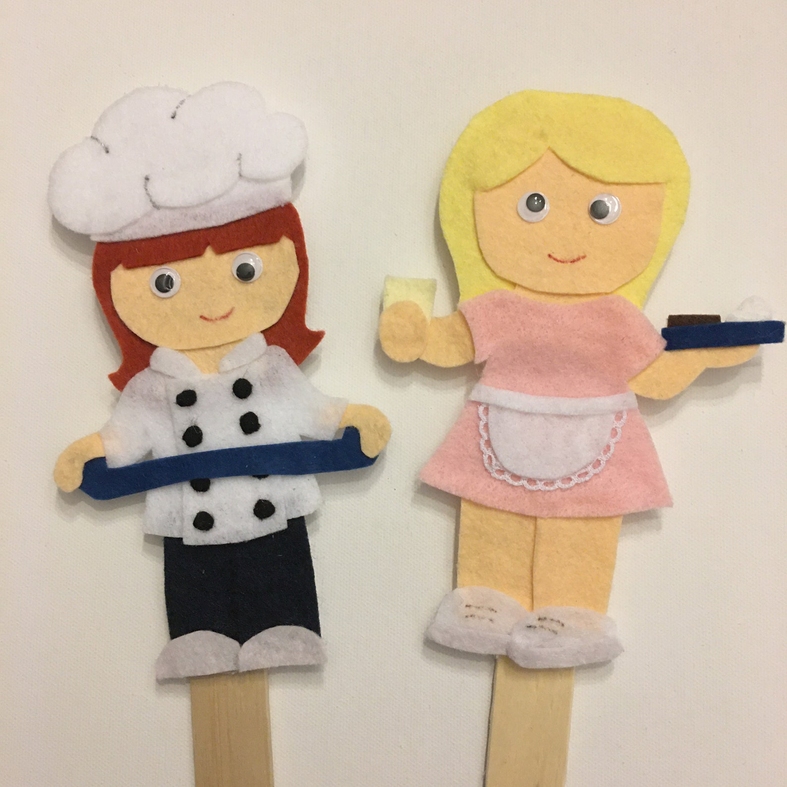 Community Helper Set 1 Felt Board or Stick Puppet Patterns - Etsy