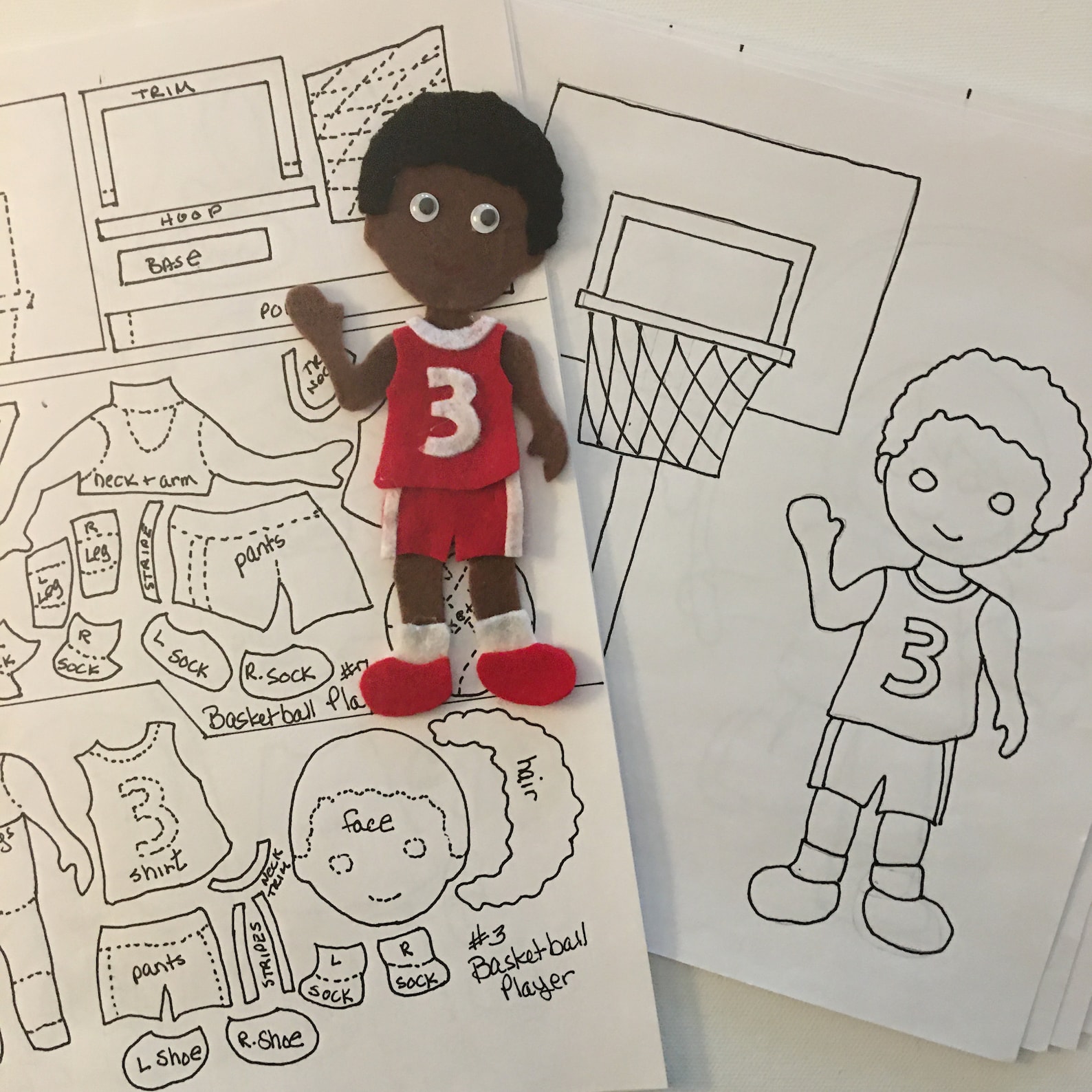 Playground Fun Felt Story Pattern Downloadable Pattern - Etsy