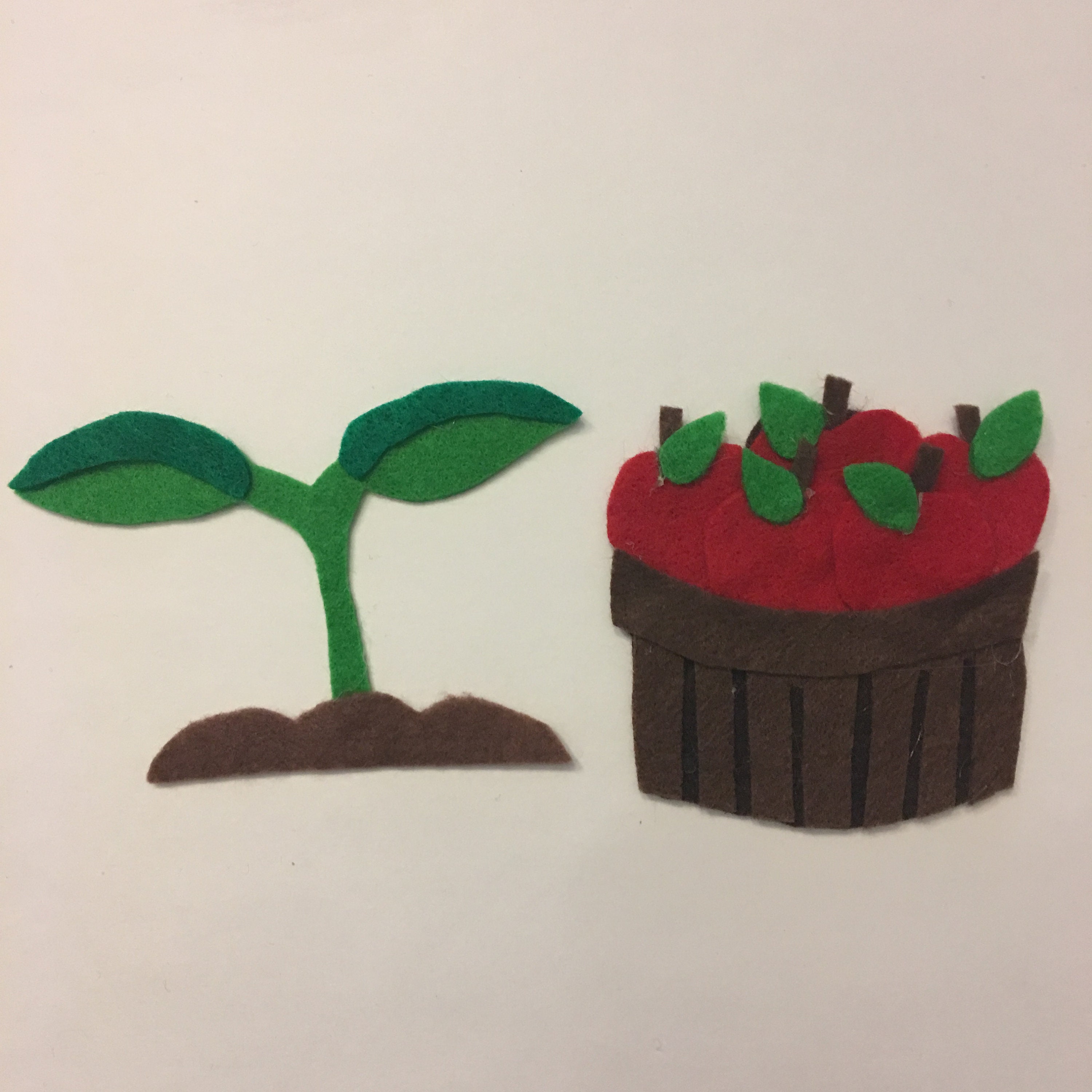 Apple Picking Time With Johnny Appleseed Felt Pattern - PDF Pattern ...