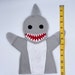 Shark Hand Puppet Pattern, PDF Pattern for Hand Puppet, Puppet Sewing ...