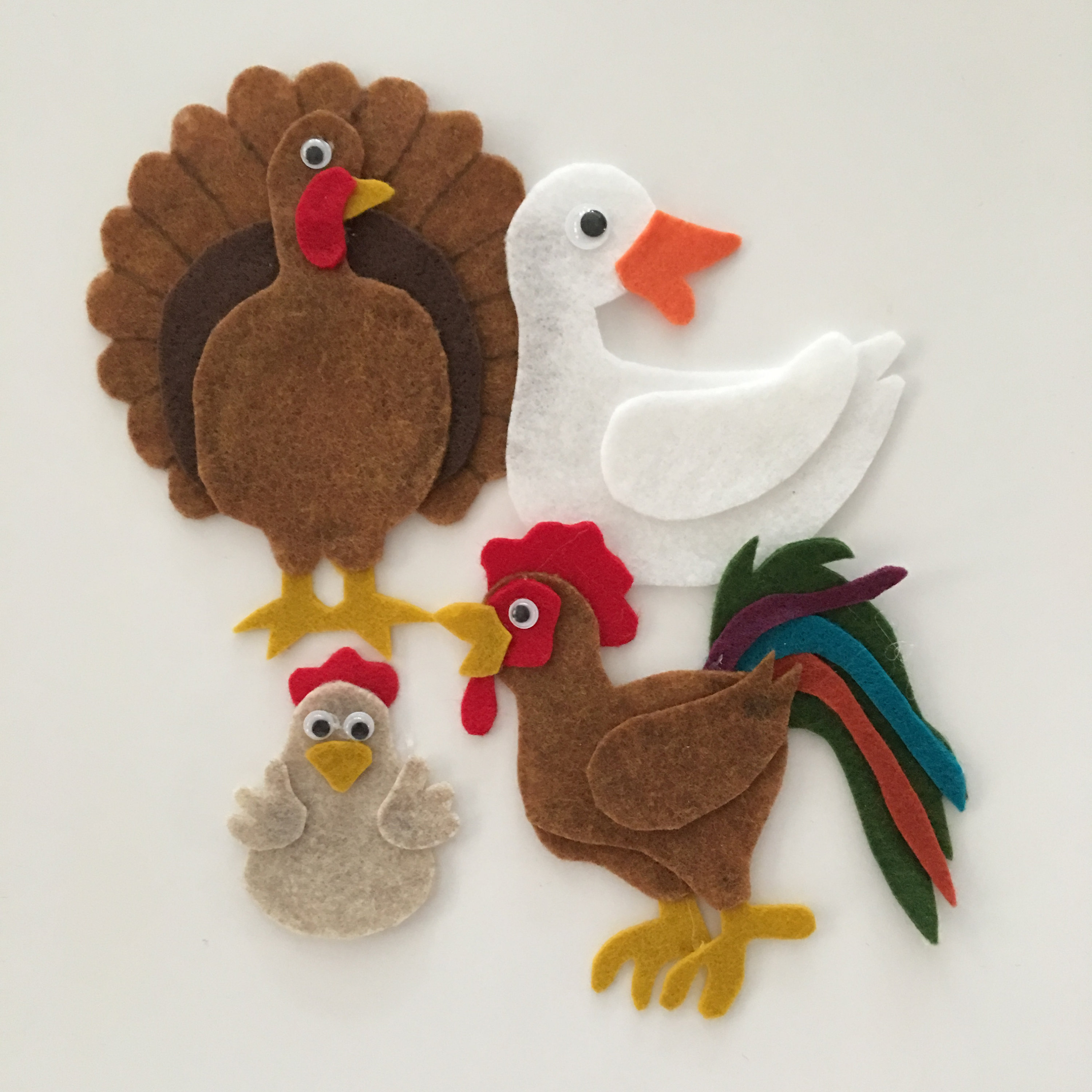 Farm Animal Felt Board Pattern Features 12 Animals a Farmer - Etsy Canada