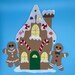 Gingerbread House and Gingerbread Boy and Girl Pattern for Felt Board ...