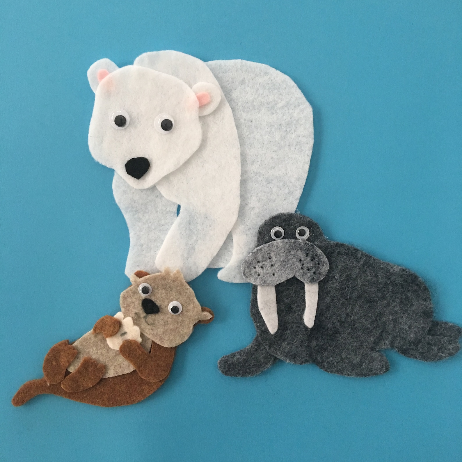Arctic Animals Felt Story Pattern PDF PATTERN ONLY - Etsy