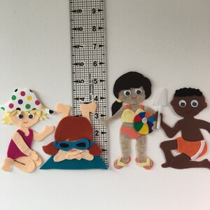 Beach Day, Felt Board Pattern - PDF Downloadable Pattern - Etsy