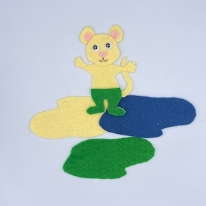 Mouse Paint Interactive Felt Story Pattern: Teach Primary and Secondary ...