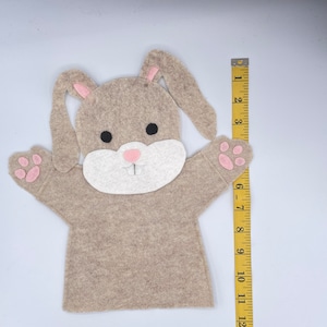 Rabbit Hand Puppet Pattern, PDF Pattern for Hand Puppet, Puppet Sewing ...
