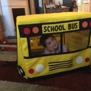 DIY School Bus Card Table Play House Pattern - Create a Fun Pretend ...