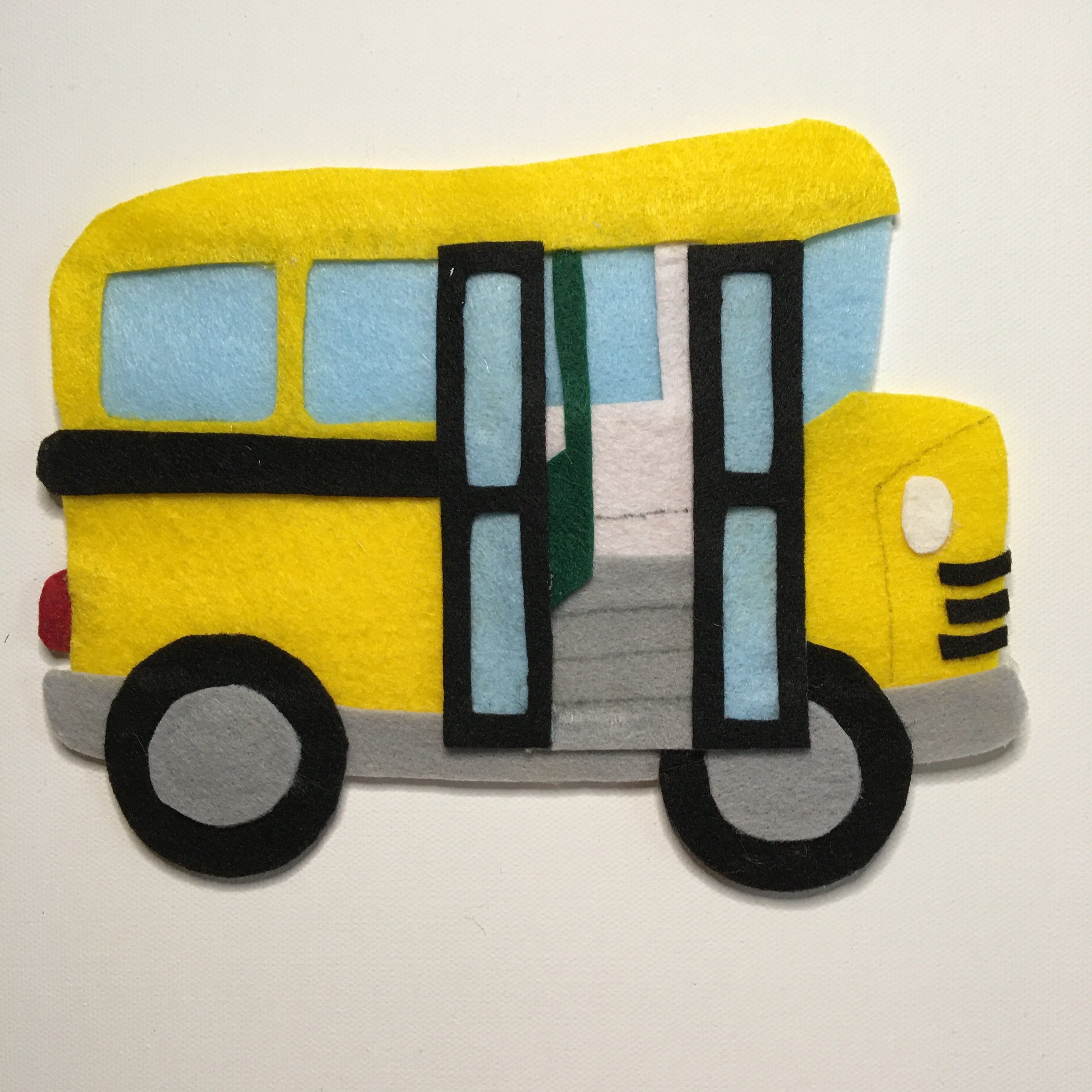 Wheels on the Bus Felt Story Pattern - PDF Downloadable Pattern - Etsy ...