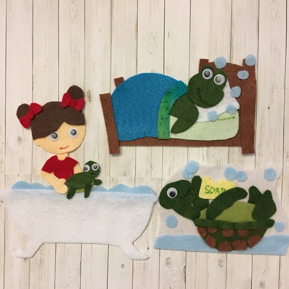 Tiny Tim the Turtle Downloadable PDF File to Make Felt Pieces - Etsy