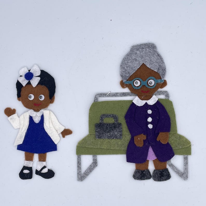 Black History Month Felt Story Set – Educational African American ...