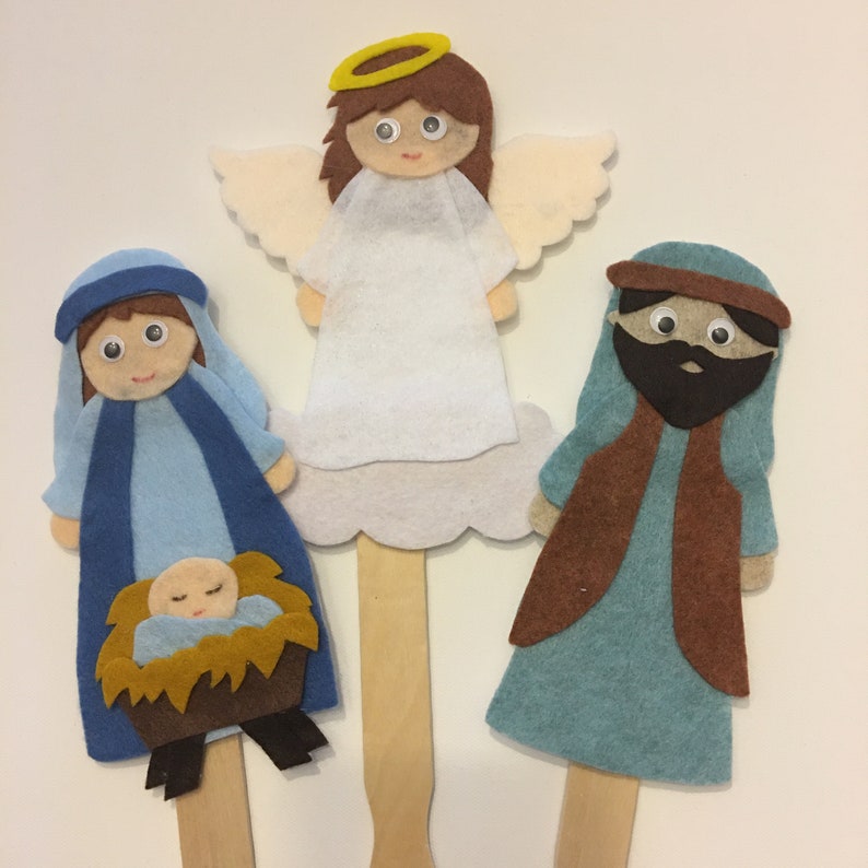 Nativity Story Christmas Story Baby Jesus in Manger Scene | Etsy