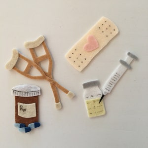 A Trip to the Hospital Felt Story Pattern - PDF PATTERN ONLY - Etsy