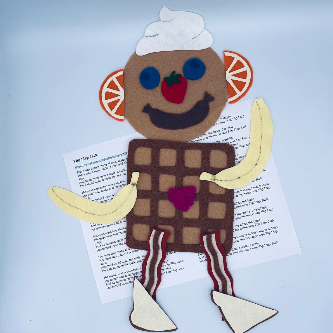 Flip Flap Jack Felt Story Pattern – DIY Printable (PDF Pattern) - Etsy ...