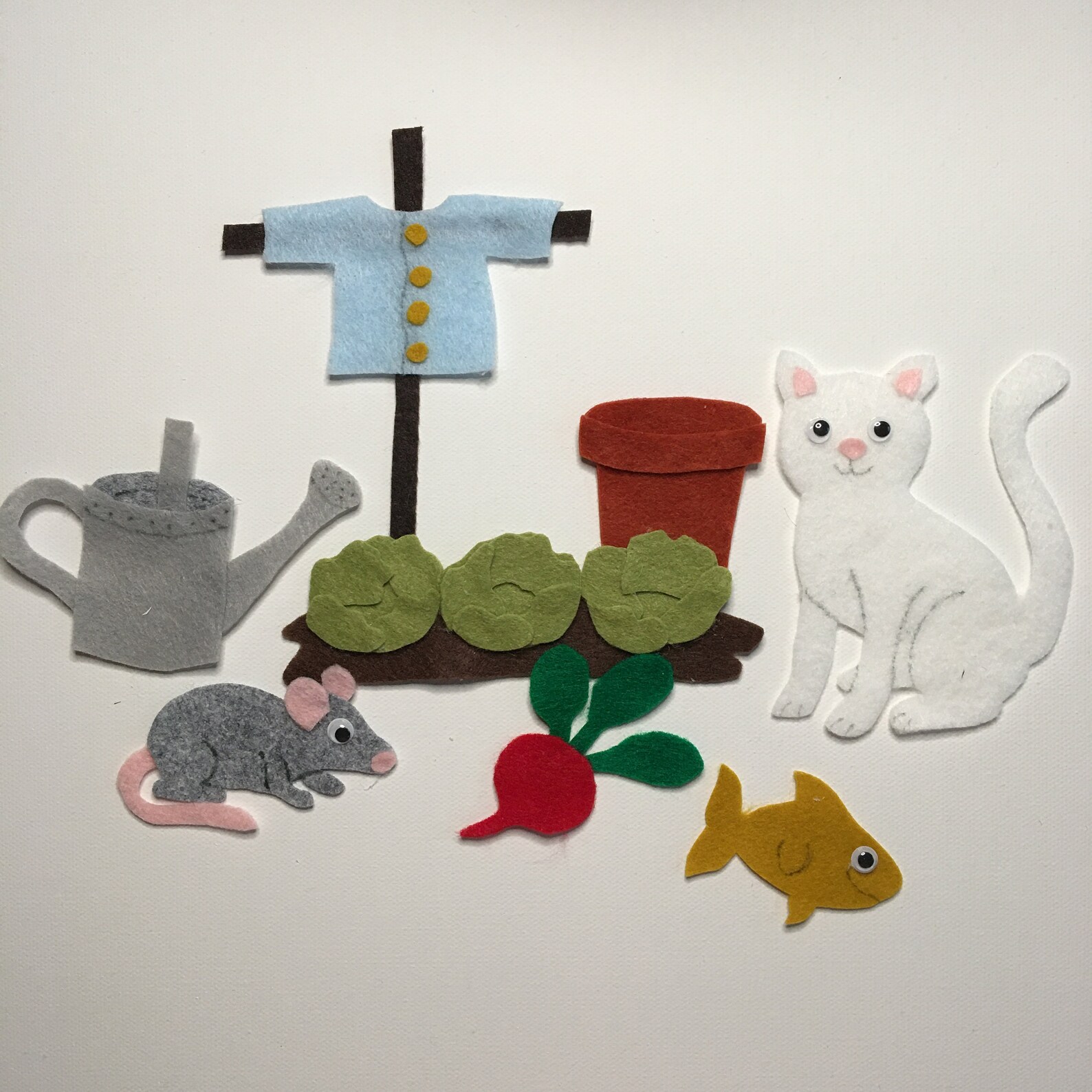 Rabbits in the Garden Felt Story Board Pattern - PDF Downloadable ...